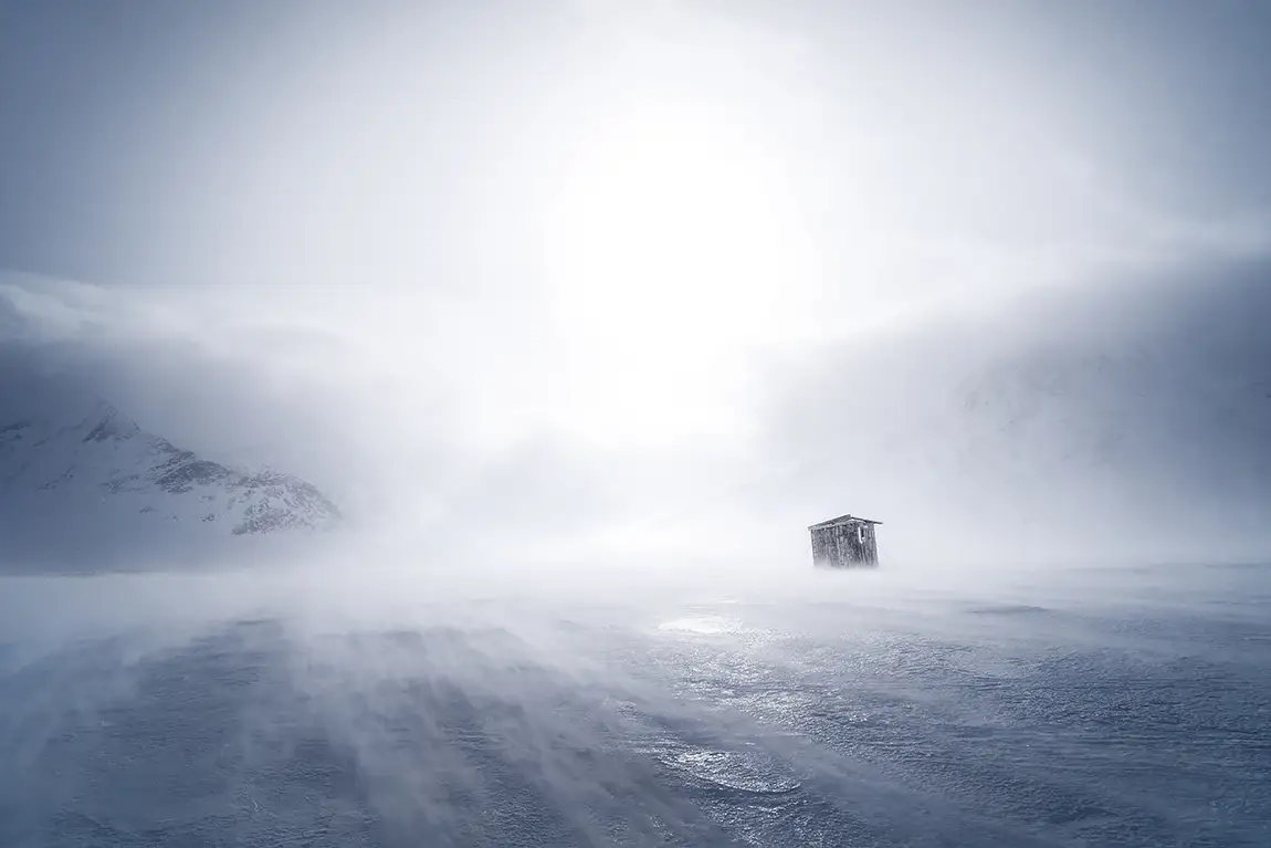 Snow Storm, Sarek National Park, Sweden